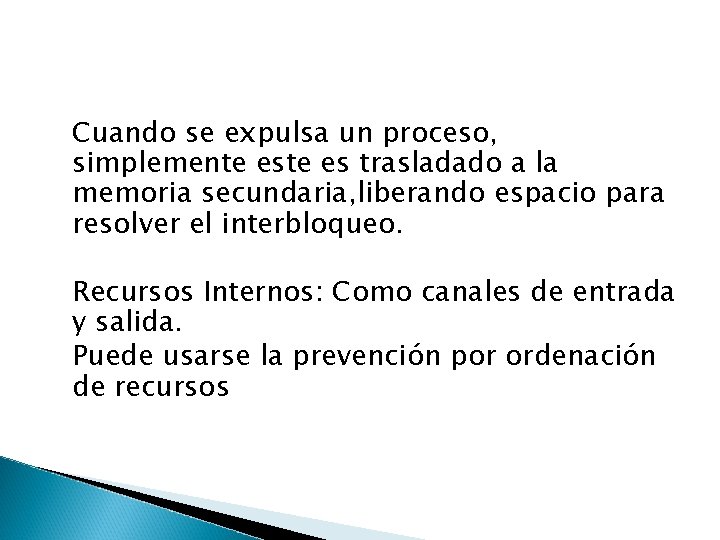 Sistemas Operativos CONCURRENCIA INTERBLOQUEO E INANICION INTRODUCCION Este