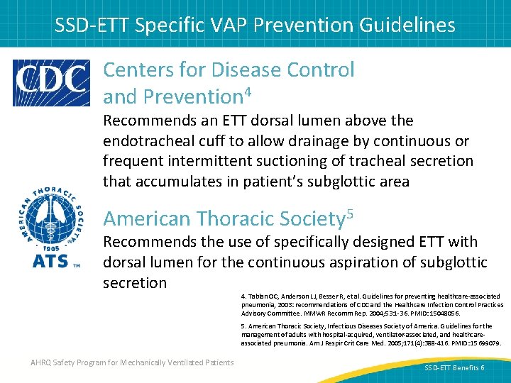 AHRQ Safety Program for Mechanically Ventilated Patients Benefits