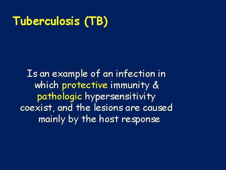 Immunology of Tuberculosis Immunology Unit Department of Pathology