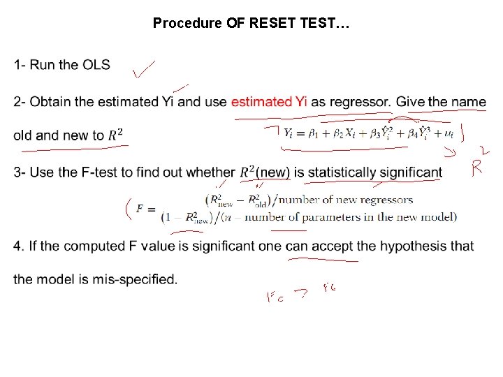 Lecture 24 Summary of previous lecture Specification Bias