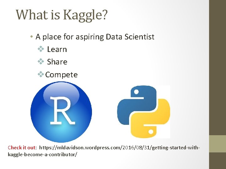 Kaggle Competition Outbrain Mark Davey Brosius Rich What