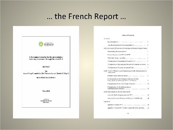 Best Practices in Assessment Conference March 23 2009