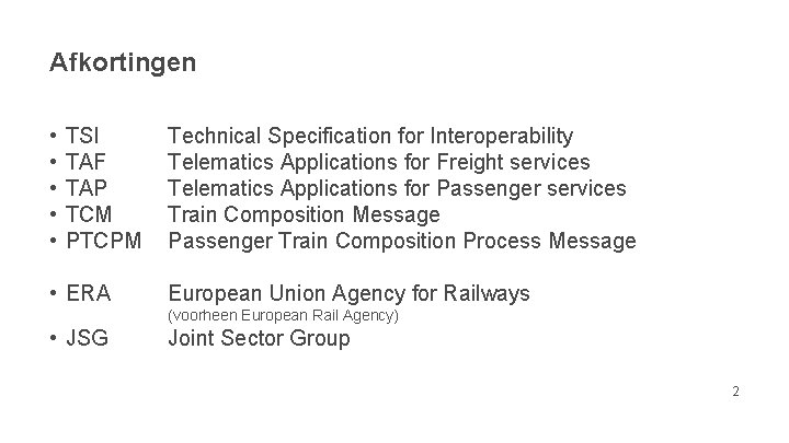 TSI TAF TAP TCM PTCPM Gijs Prozee 7