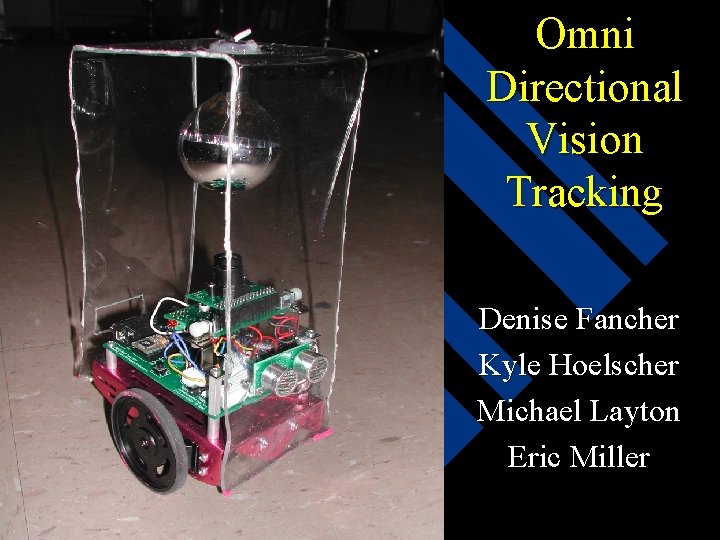 Omni Directional Vision Tracking Denise Fancher Kyle Hoelscher