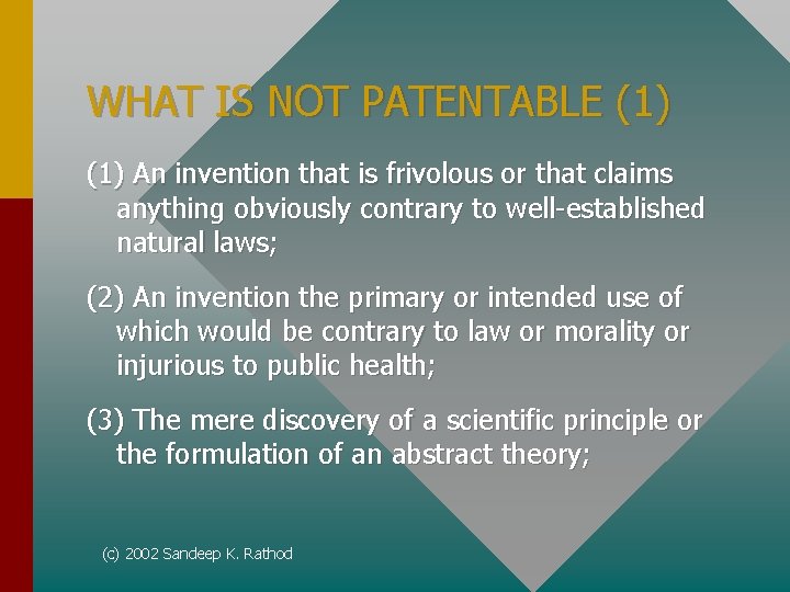 Patents An Introduction A Presentation at Zydus Research