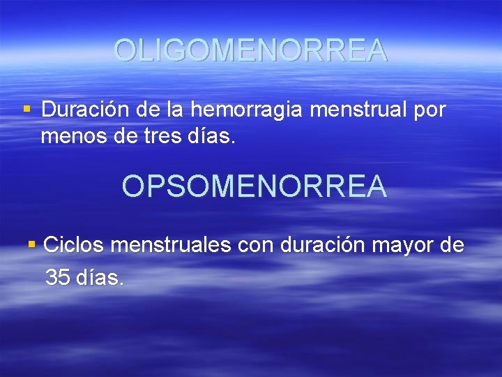 NORMAS Y PROCEDIMIENTOS DE GINECOLOGIA Y OBSTETRICIA GLOSARIO