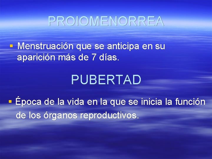 NORMAS Y PROCEDIMIENTOS DE GINECOLOGIA Y OBSTETRICIA GLOSARIO