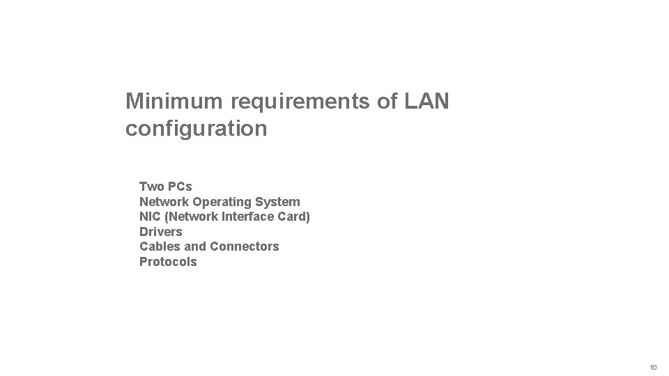 Network Training 1 Contents Basic Networking Network Basics