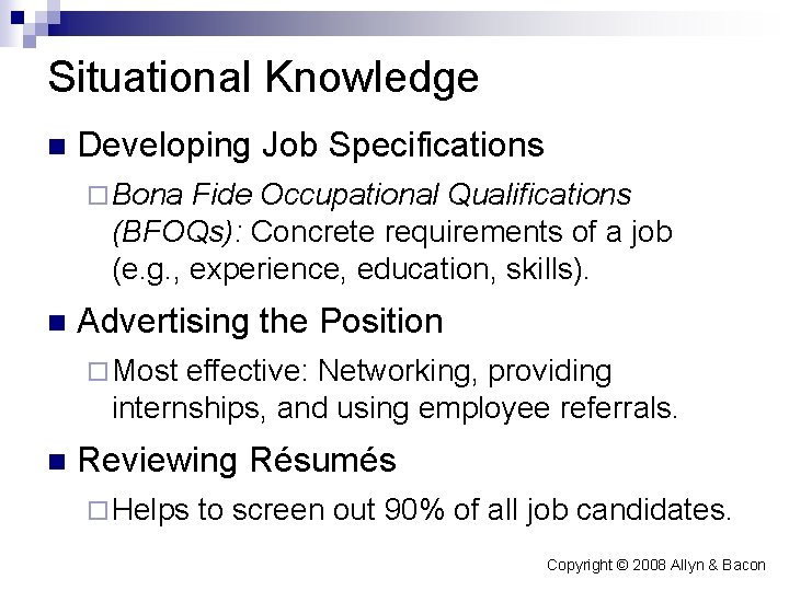 CHAPTER 9 Interviews in Business Settings Chapter Objectives