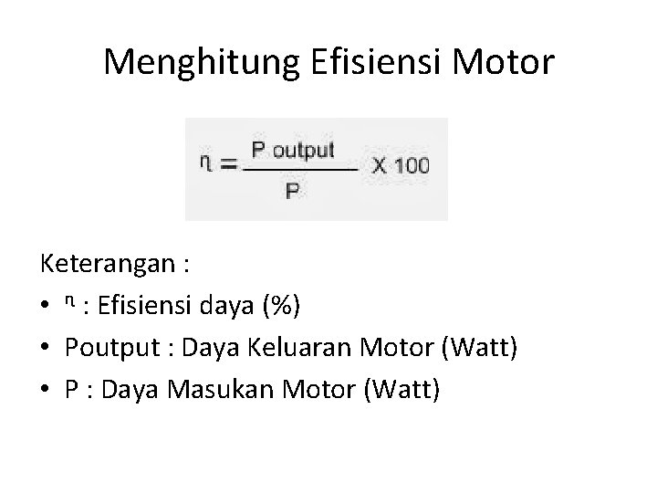 Prinsip Motor Listrik Motor Listrik AC Menghitung Kecepatan