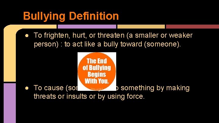 Bullying Prevention Craig Maude Kenzie Sprout Dave Cantwell