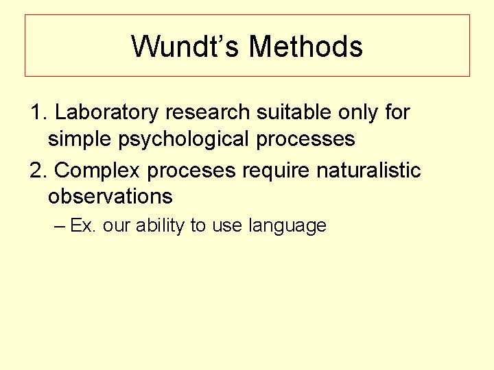 Chapter 5 Wundt and His Contemporaries A History