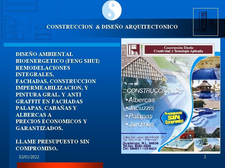 CONSTRUCCION DISEO ARQUITECTONICO UNA NUEVA FORMA DE CONSTRUIR