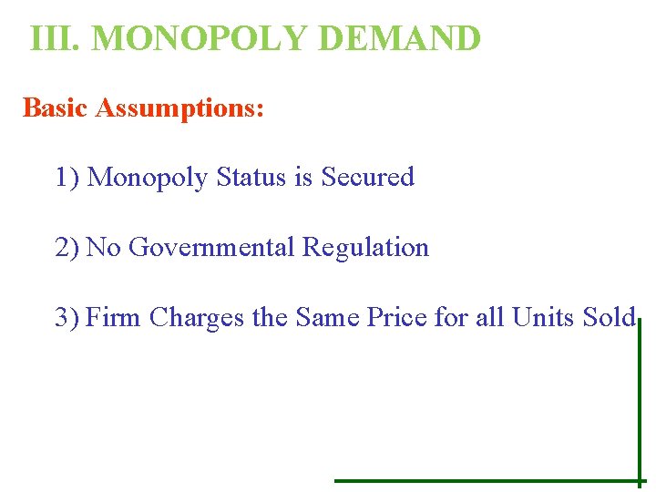 Chapter 24 Pure Monopoly Pure Monopoly I INTRODUCTION