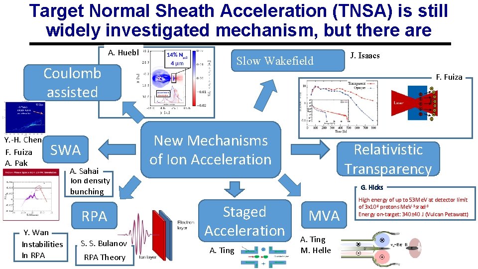 Working Group 6 LaserPlasma Acceleration of Ions Stepan