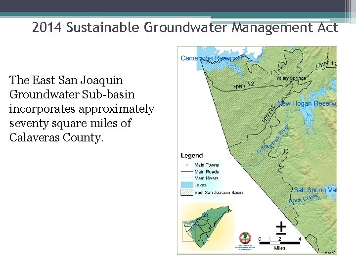 2014 Sustainable Groundwater Management Act Environmental Management Agency