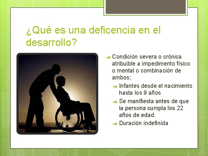 Ley de Asistencia para las personas con Deficiencias