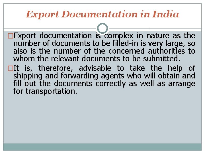 ExportImport Documentation in India Role of Export Documentation