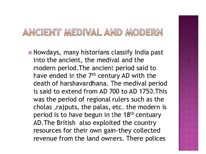 WHERE WHEN AND HOW FEATURES OF MODERN AGE