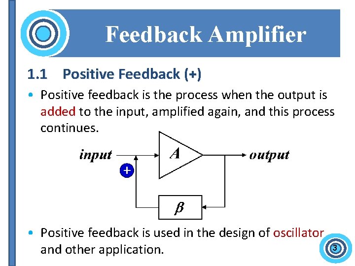 Chapter 3 Feedback Amplifiers EET 205 Analog Electronics