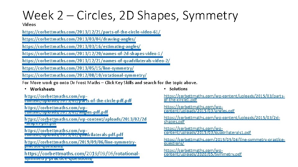 Year 9 Set 2 4 Autumn 2 Work