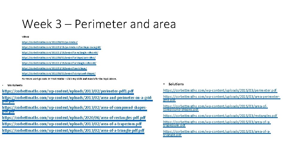 Year 9 Set 2 4 Autumn 2 Work