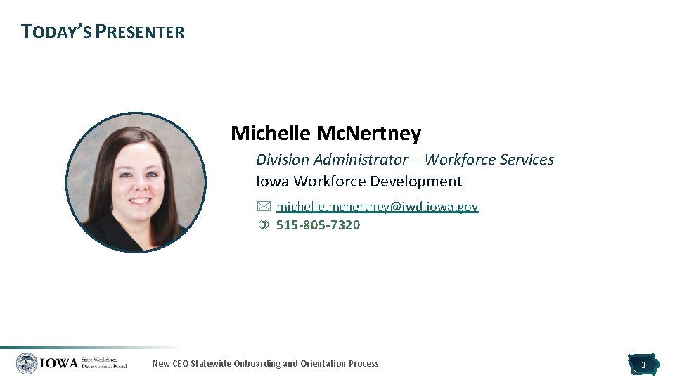 New Chief Elected Officials Statewide Onboarding and Orientation