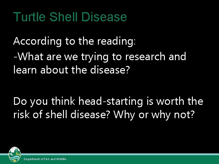 Wildlife Disease What is Wildlife Disease Disease is
