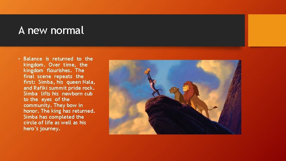 The Heroic Journey Simba from the Lion King