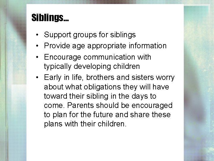 The Wellness of Parents of Children with Disabilities