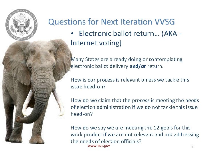 United States Election Assistance Commission Technical Guidelines ...