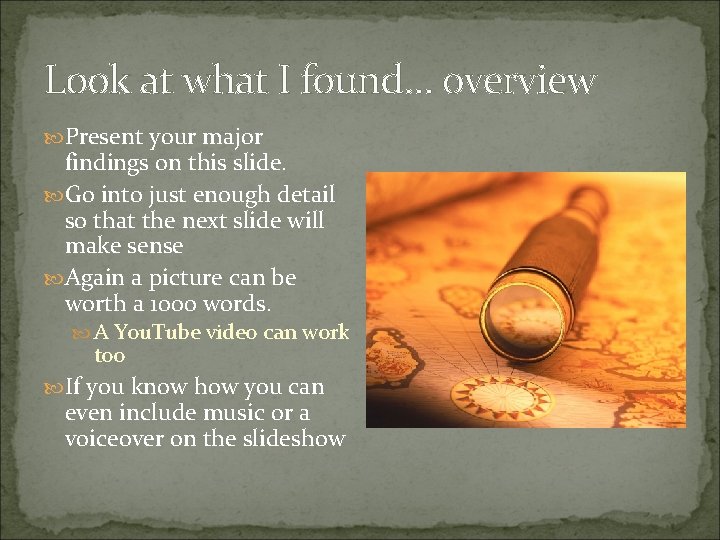 Introducing My Paper subject A short slide show