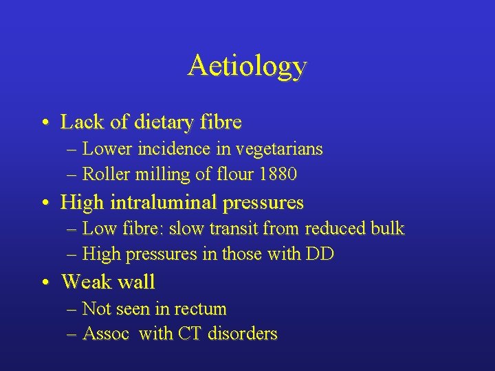 Diverticular Disease Richard Rahdon Objectives Definition Pathology ...