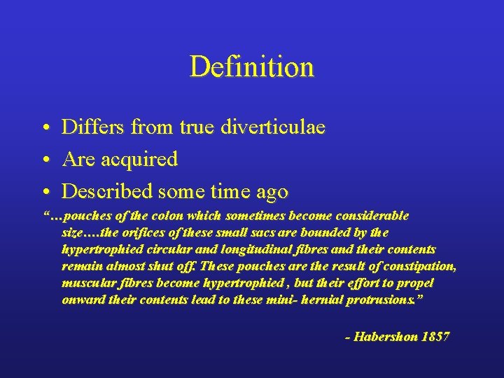 Diverticular Disease Richard Rahdon Objectives Definition Pathology ...