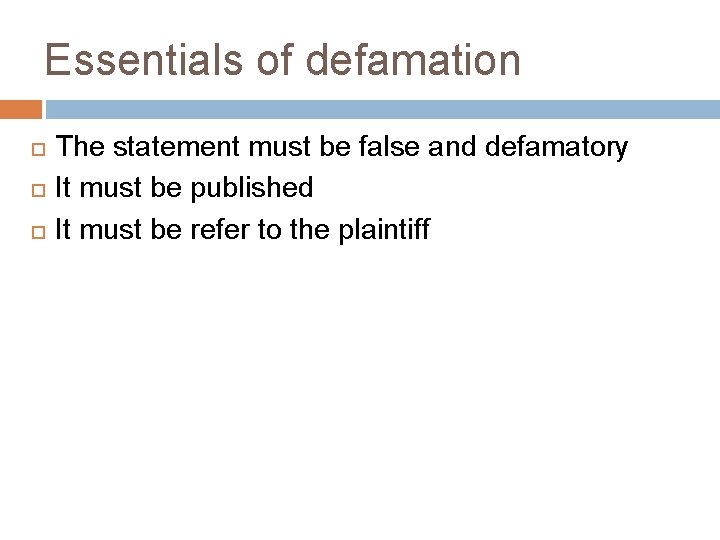 DEFAMATION Defamation according to Somali penal code Art