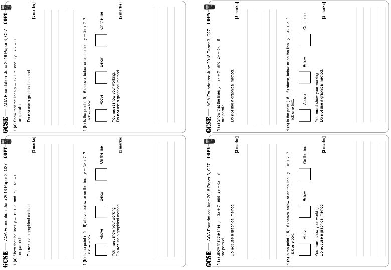 Evaluating Coordinates Foundation GCSE Questions AQA These questions