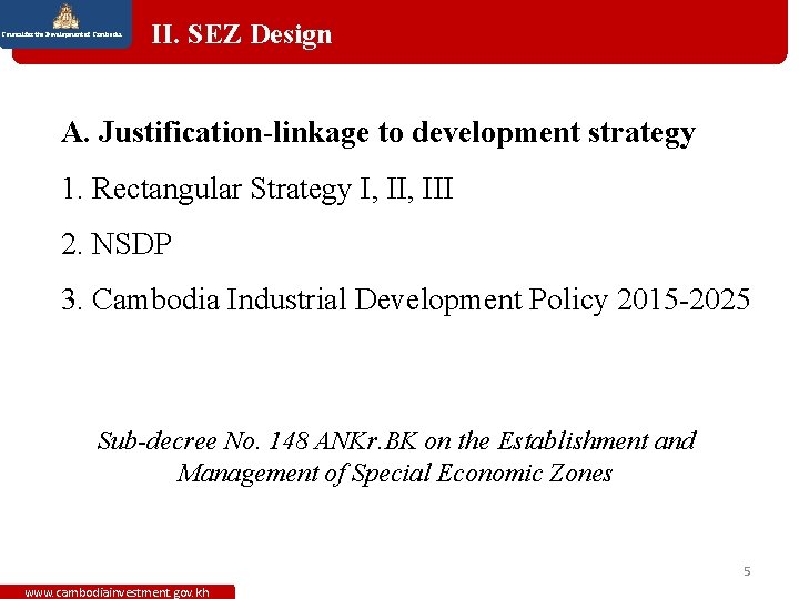 Council for the Development of Cambodia Country Analysis