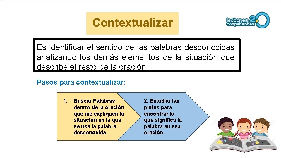 LECTORES COMPETENTES BIMESTRE 2 GRADO TERCERO Contextualizar Es