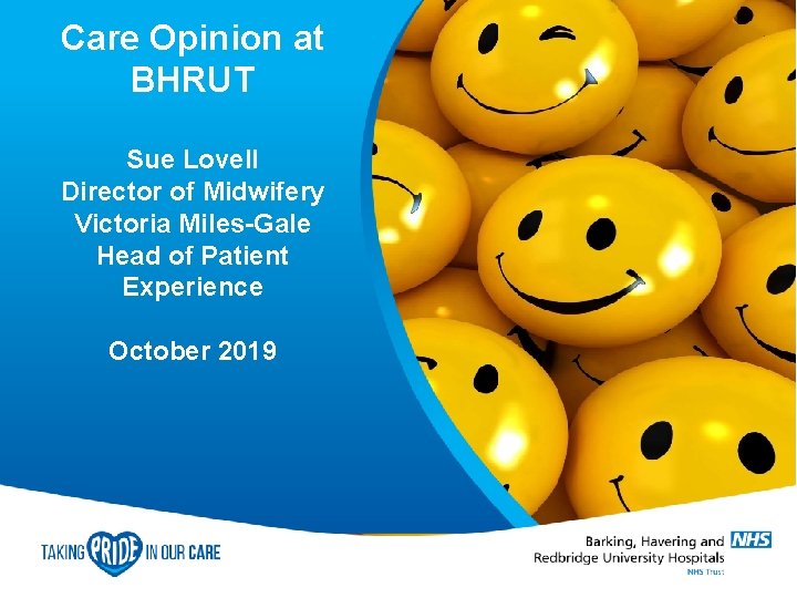 Care Opinion at BHRUT Sue Lovell SEPSIS Director
