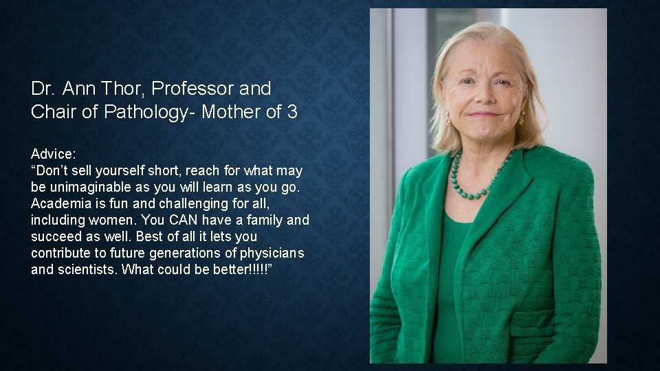 IN HONOR OF WOMENS HISTORY MONTH Jennifer L