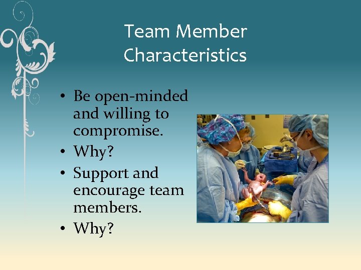 Effective Teams What are the characteristics of effective