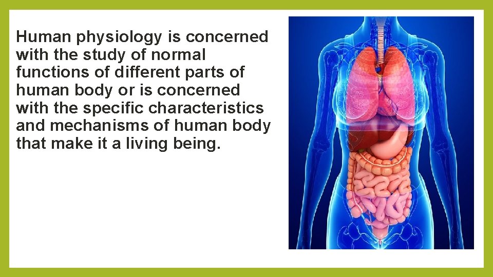 INTRODUCTION TO HUMAN PHYSIOLOGY Abdallah Wasel Hattab Human