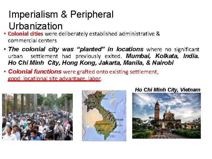 Key Concepts Urbanization Urban expansion Gateway shock cities