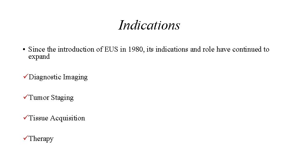 Endosonography Tarek Almouradi MD Introduction Diagnostic ...
