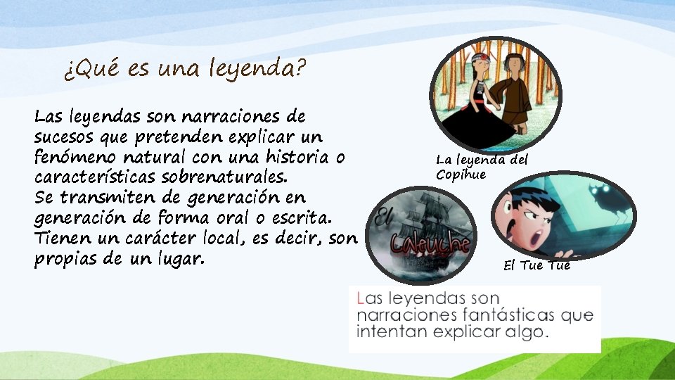 Sunnyland School Evaluacin de Lectura Las leyendas 4