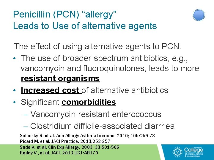 BetaLactam Toolkit Presenters Name Title Professional Association ACAAI