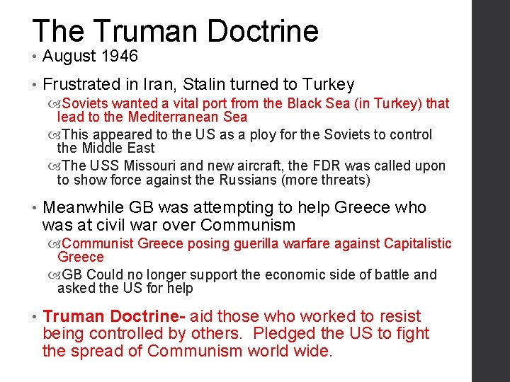 Chapter 13 The Cold War Begins Lesson 1