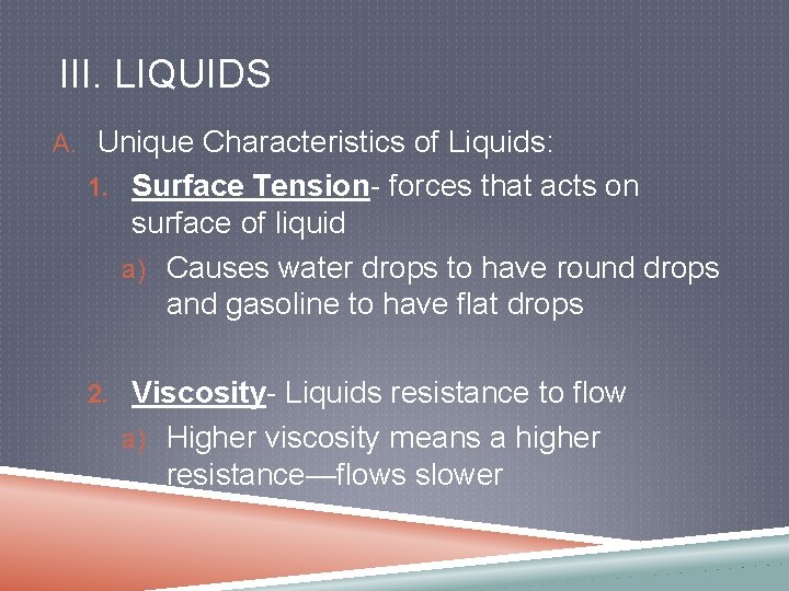 STATES OF MATTER November 24 2014 ESSENTIAL OBJECTIVES
