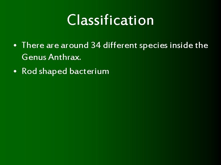 ANTHRAX By Robert Wheeler Scientific Name Bacillus Anthracis