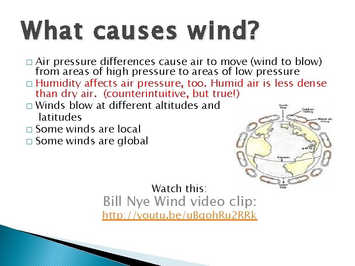 WIND What is wind moving air horizontal movement